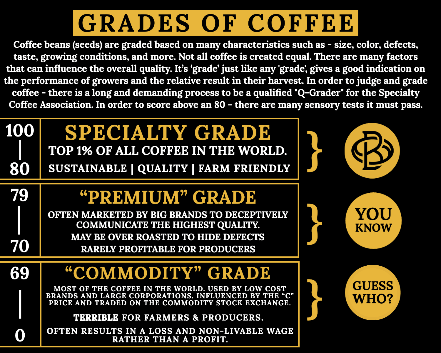 The Grades of Coffee | Specialty Grade Coffee | What is It? – Bauer's Brew