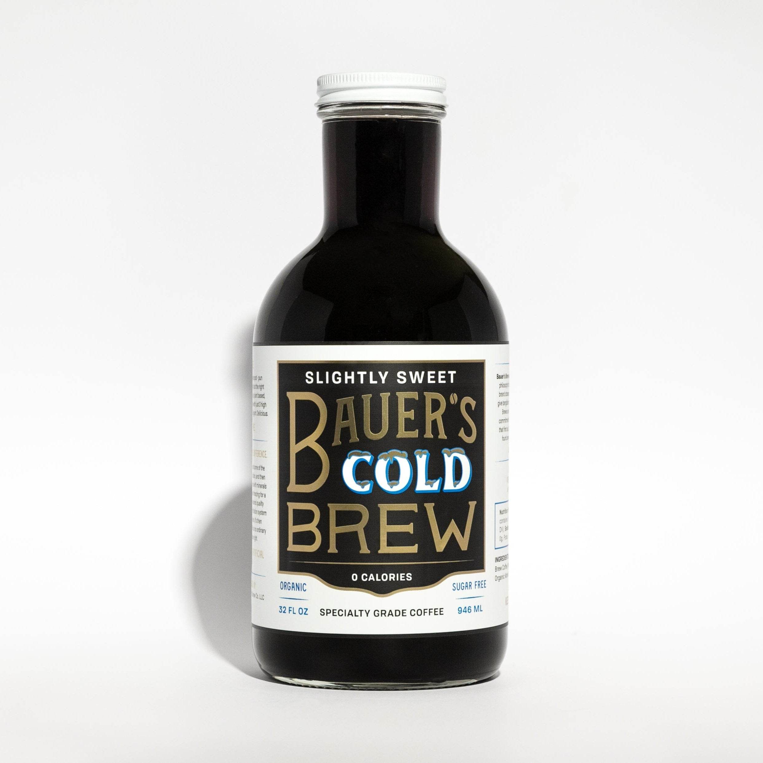 SLIGHTLY SWEET COLD BREW | SUGAR FREE | 0 CALORIES – Bauer's Brew